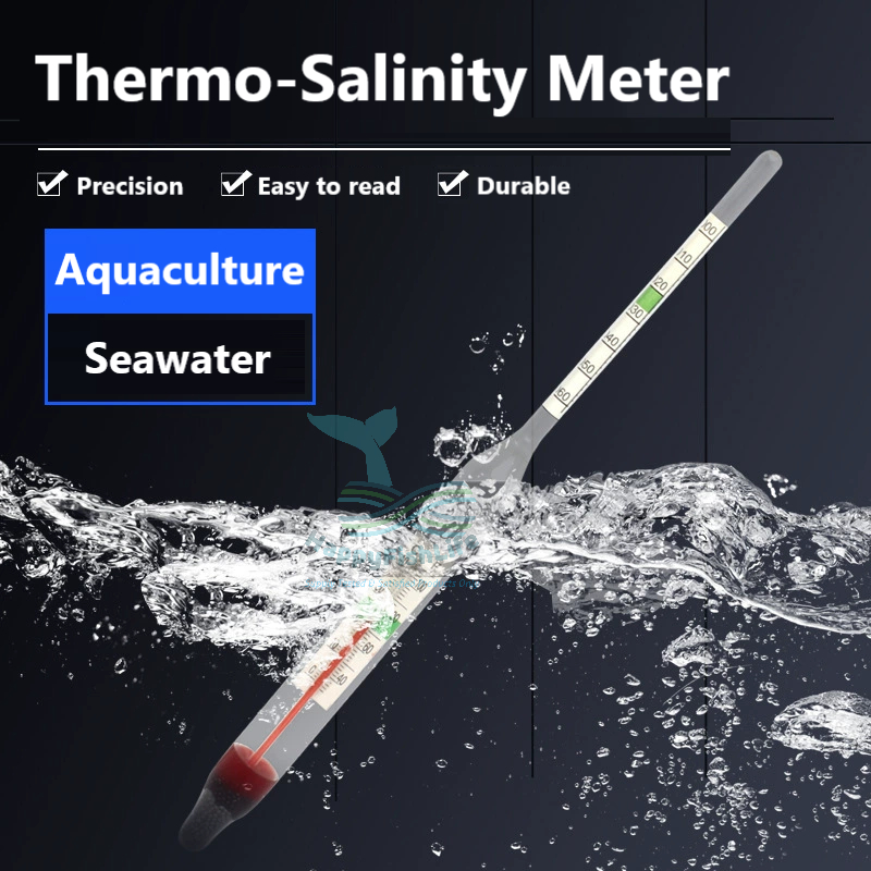 Salinity Meter Thermometer 2-in-1 Water Salt Level Meter Aquarium ...