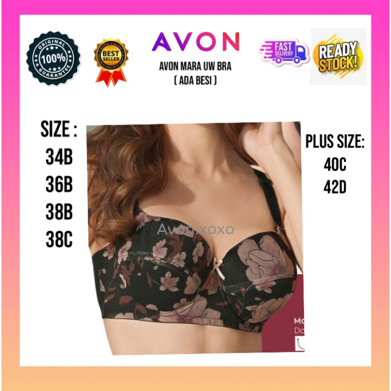 AVON MARA UW BRA ( ADA BESI ) Size 34B - 42D | Shopee Malaysia