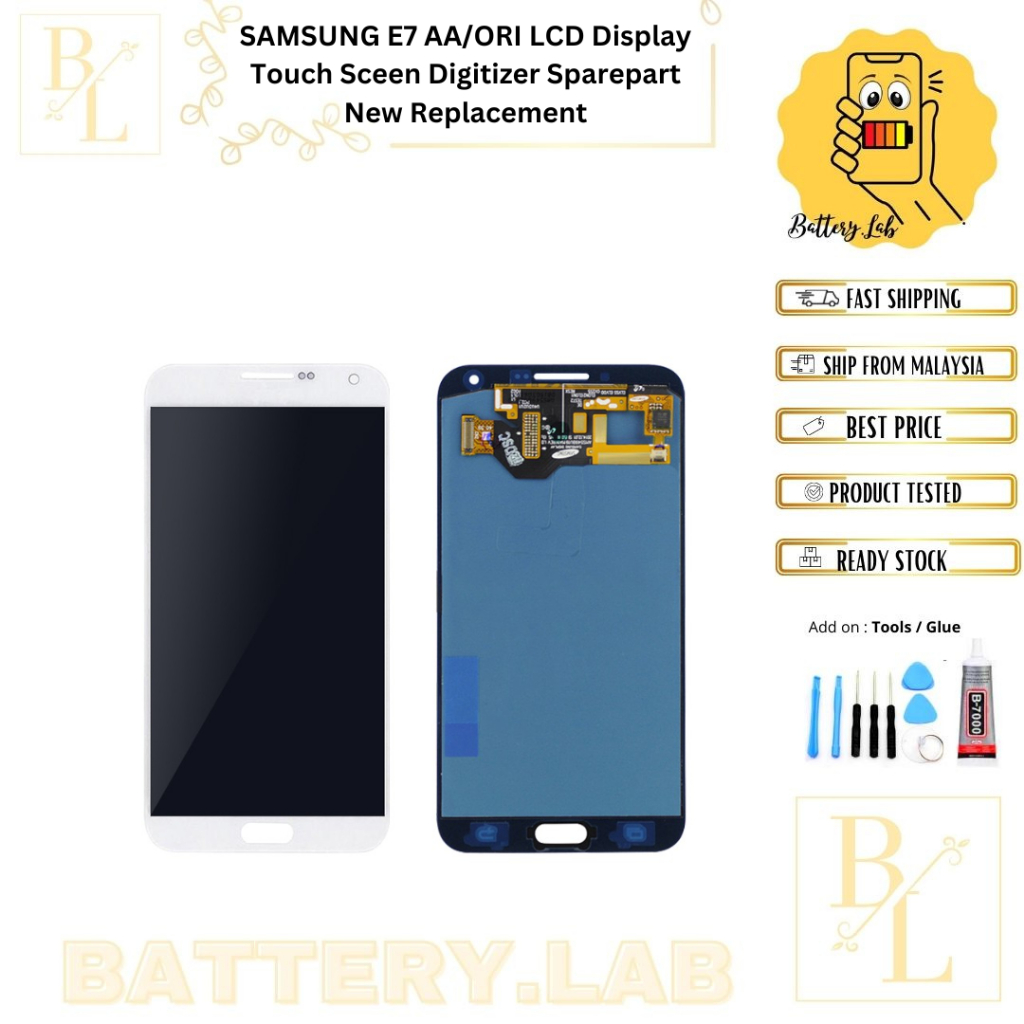 SAMSUNG E7 AA/ORI LCD Display Touch Sceen Digitizer Sparepart New Replacement | Shopee Malaysia