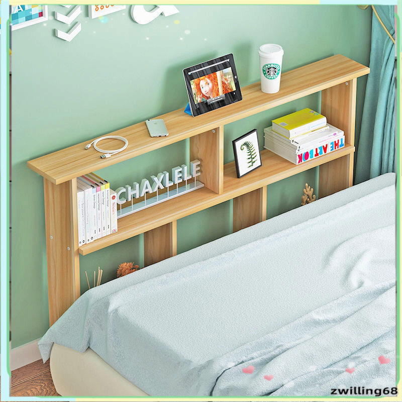 Narrow storage rack by the bedside wall bed head gap rack bedroom floor ...