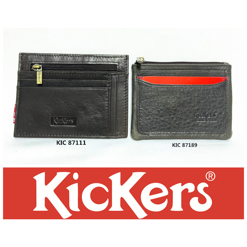 Kickers Genuine Leather Wallet Card Holder Coin Purse Small Wallet ...