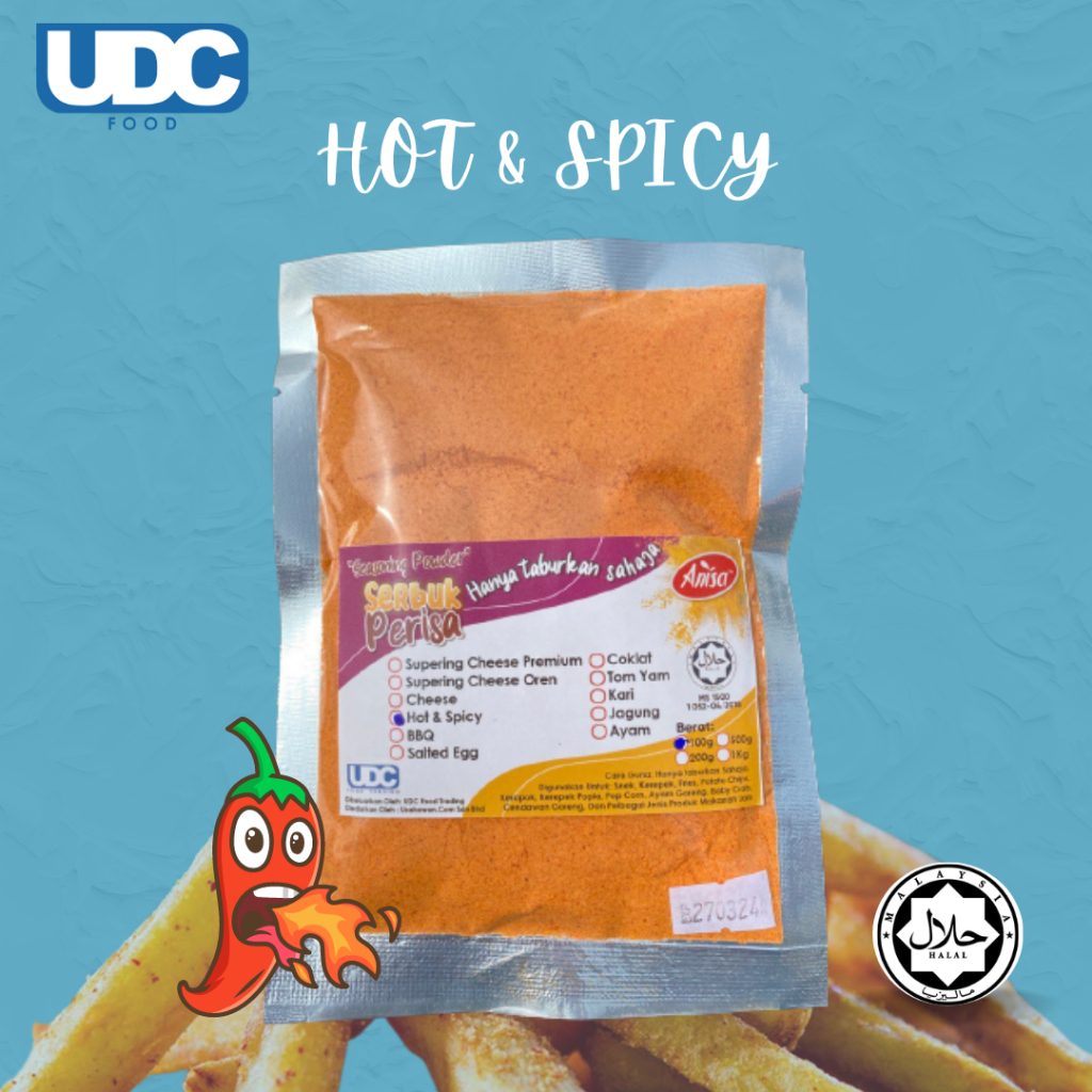 1KG HOT & SPICY SEASONING POWDER / Serbuk Perisa Rasa Pedas Padu dan ...
