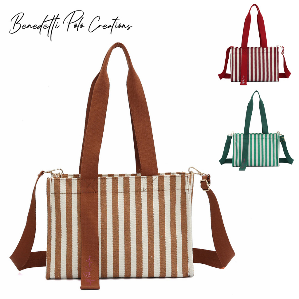 Benedetti POLO Creations Yaritzy I Canvas Shoulder Bag | Shopee Malaysia