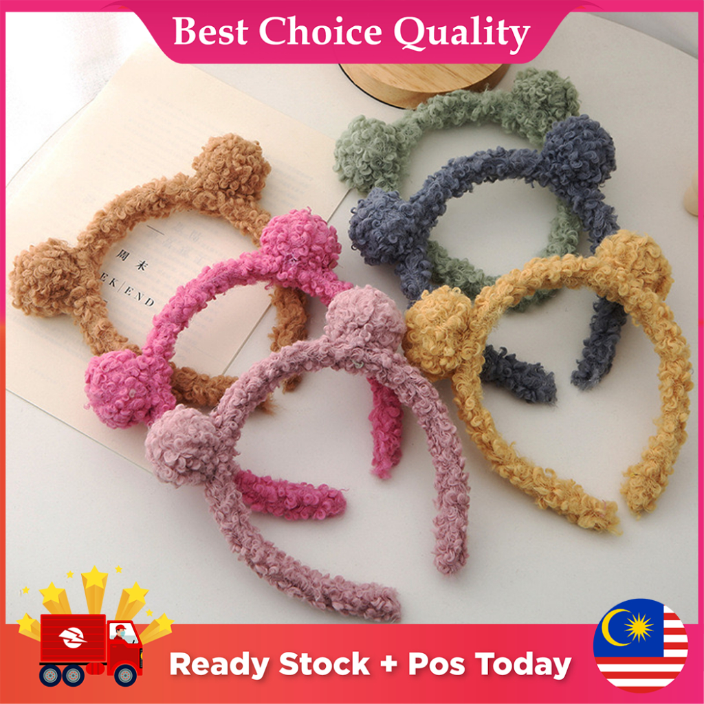 BCQ Face Wash Hairband Women Cute Headband Hairband Cute Hairband Bear ...