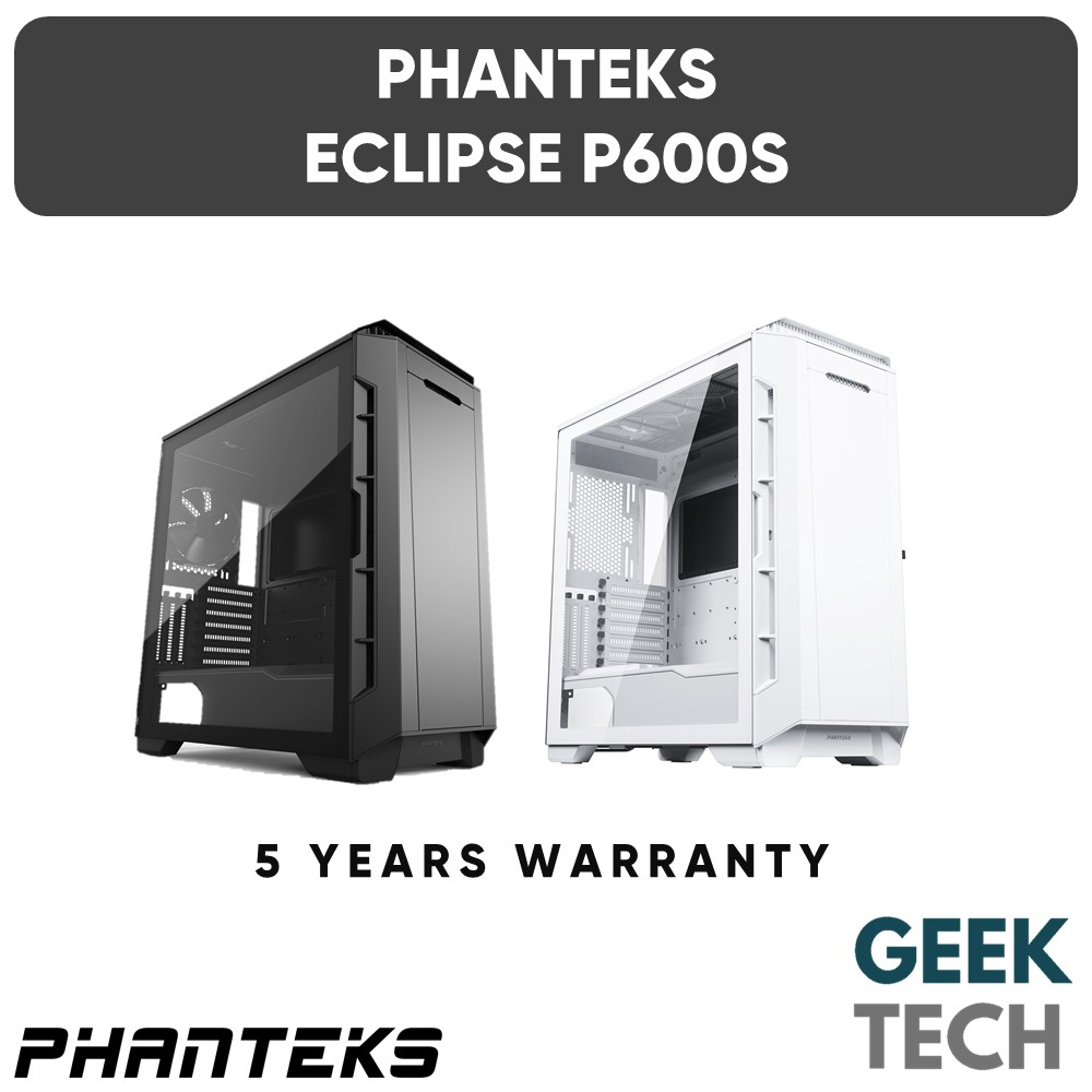 PHANTEKS Eclipse P600S ATX Casing - Interchangeable Silent/High ...