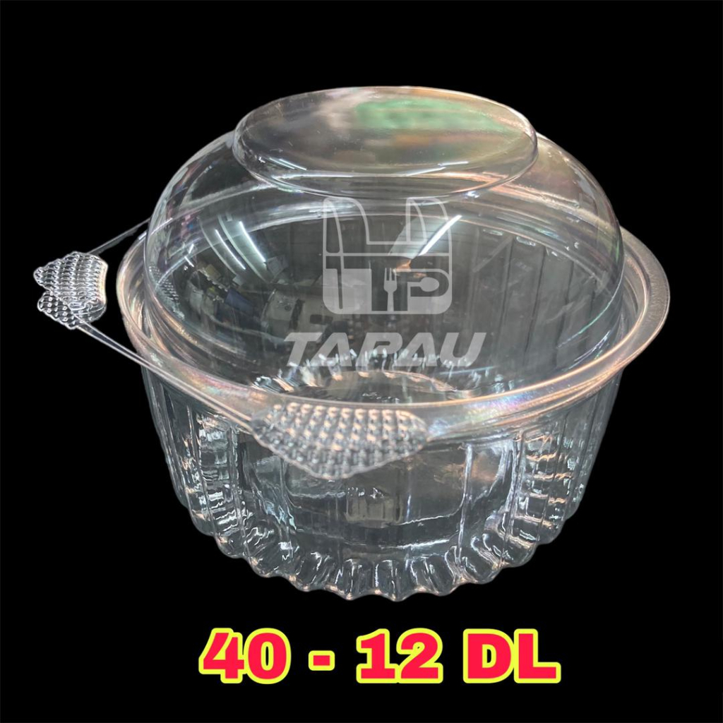 TAPAU - BX 40-12DL [ 50PCS± ] 12oz (360ml) 4" Cake Box with Dome Lid ...