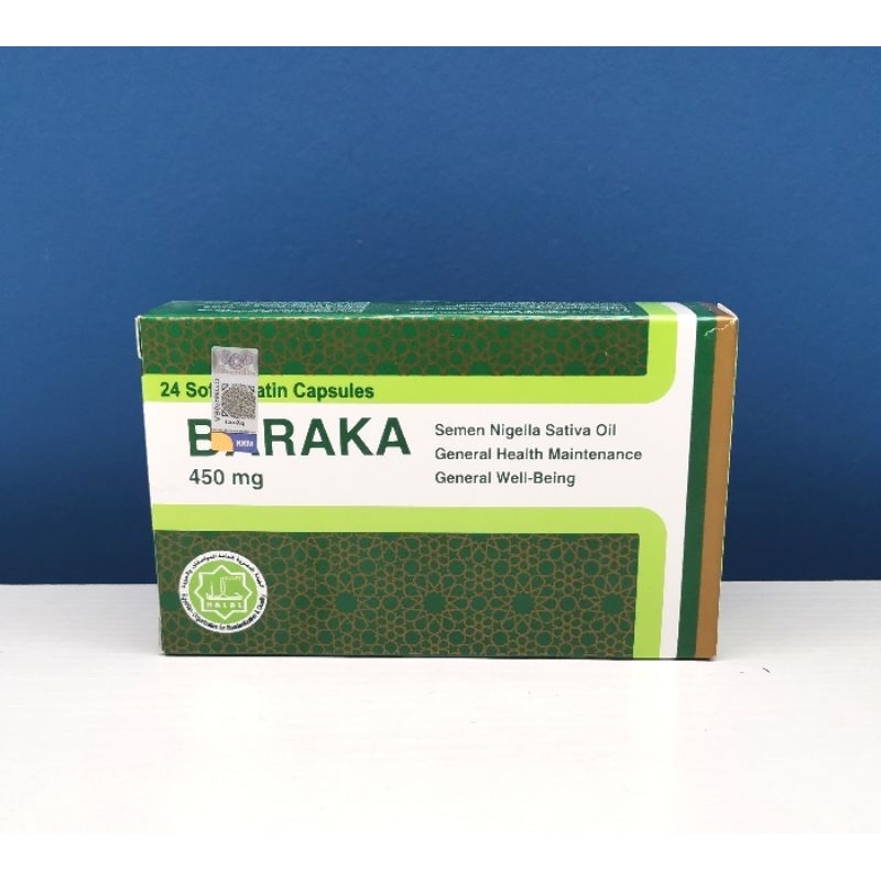 BARAKA 24 SOFT GELATIN CAPSULE 450mg | Shopee Malaysia