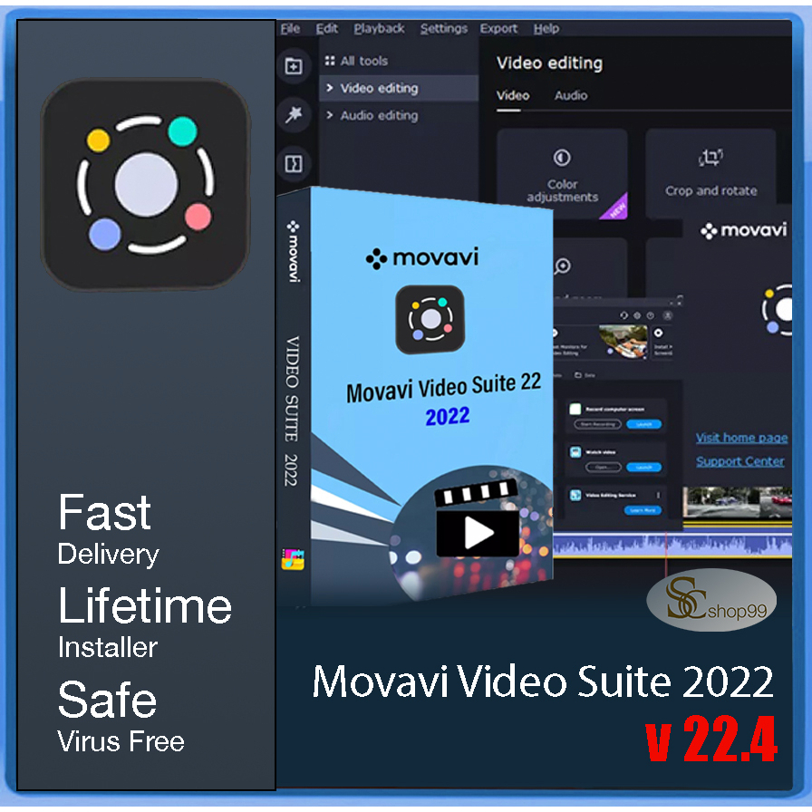 【NEW 2022 VERSION】Movavi Video Suite_2022 version 22.4 | Shopee Malaysia