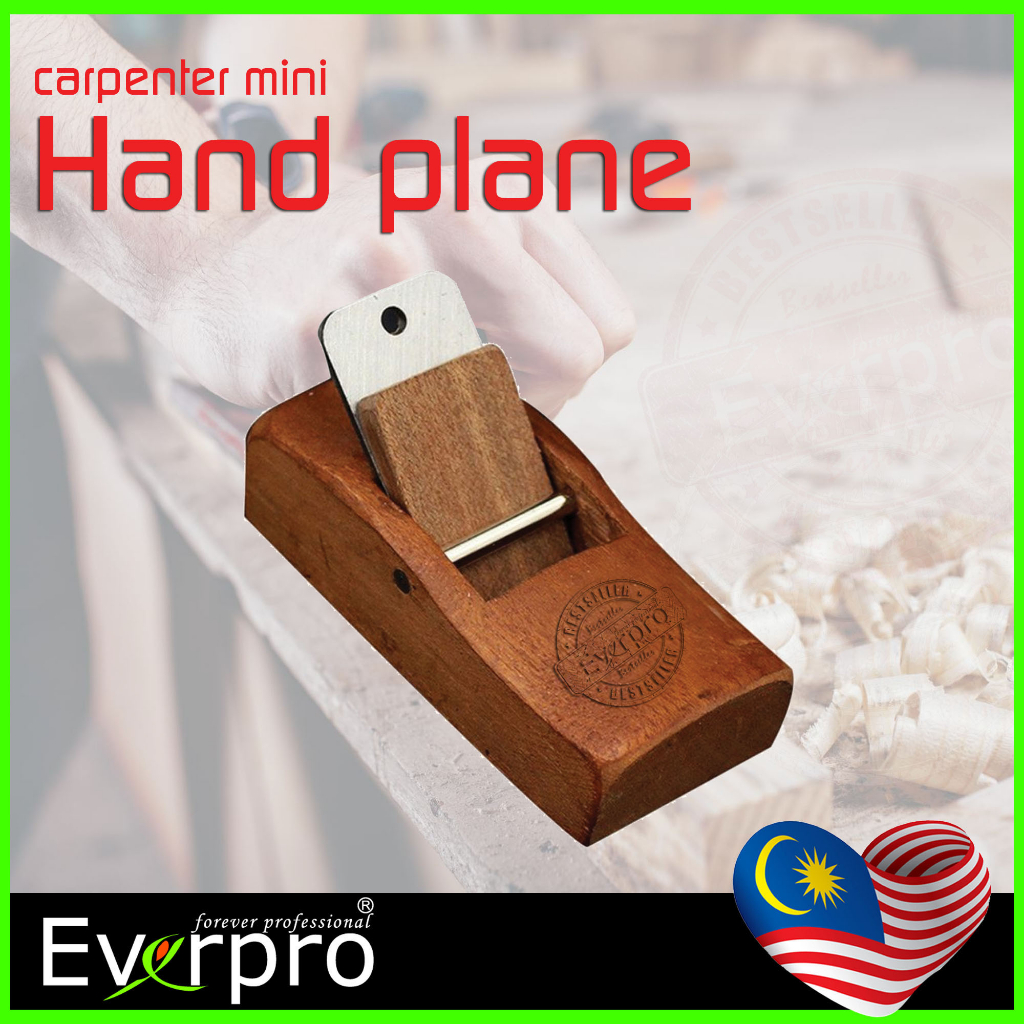 Woodworking Planer Mini Hand Flat Plane Wood Plans DIY Tools Ketam Kayu ...