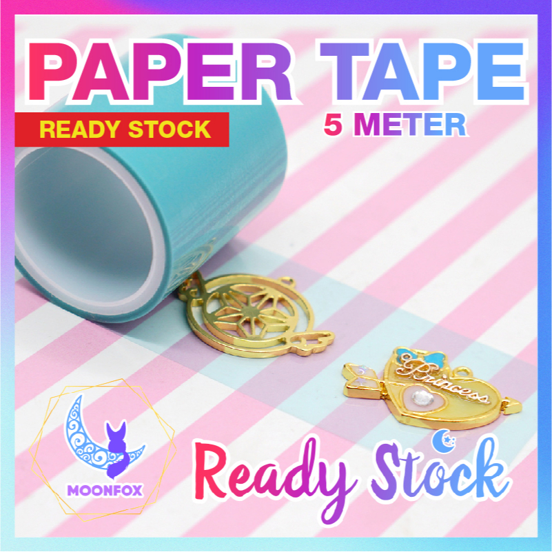 5m Paper Tape Resin Tape For Metal Frame Bottom Jewelry DIY Pendant UV ...