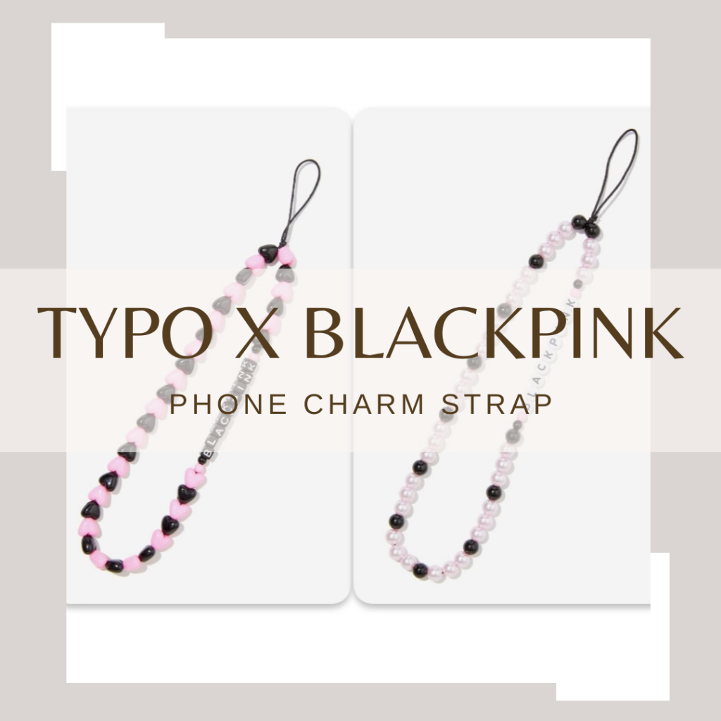 [‼️ READY STOCK ‼️] BLACKPINK X TYPO Phone Charm Strap | Shopee Malaysia