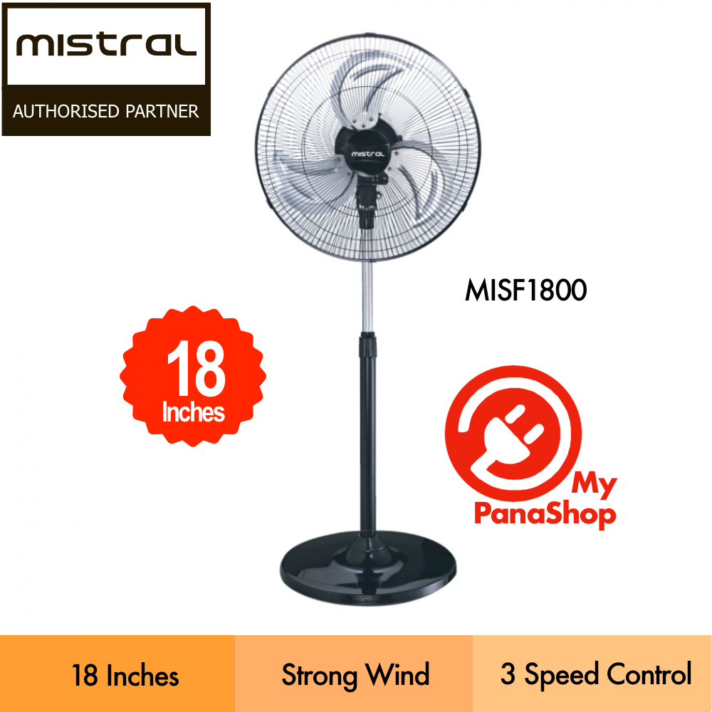 Mistral Industrial Stand Fan (18") MISF1800 | Shopee Malaysia