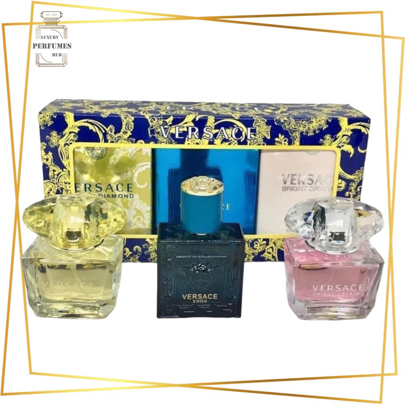 Versace 3IN1 GIFT SET 3X30ML (BC,EROS,YELLOW DIAMOND) | Shopee Malaysia