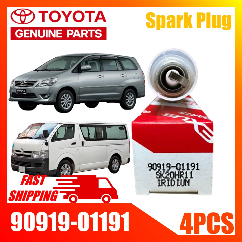 Genuine Toyota Spark Plug 90919-01191 ( 4PCS ) – Toyota / Hiace ...