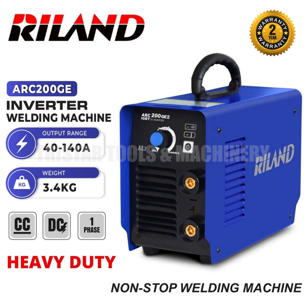 Riland ARC 200 GE/II Micro Processor IGBT Welding Machine. NEW ...
