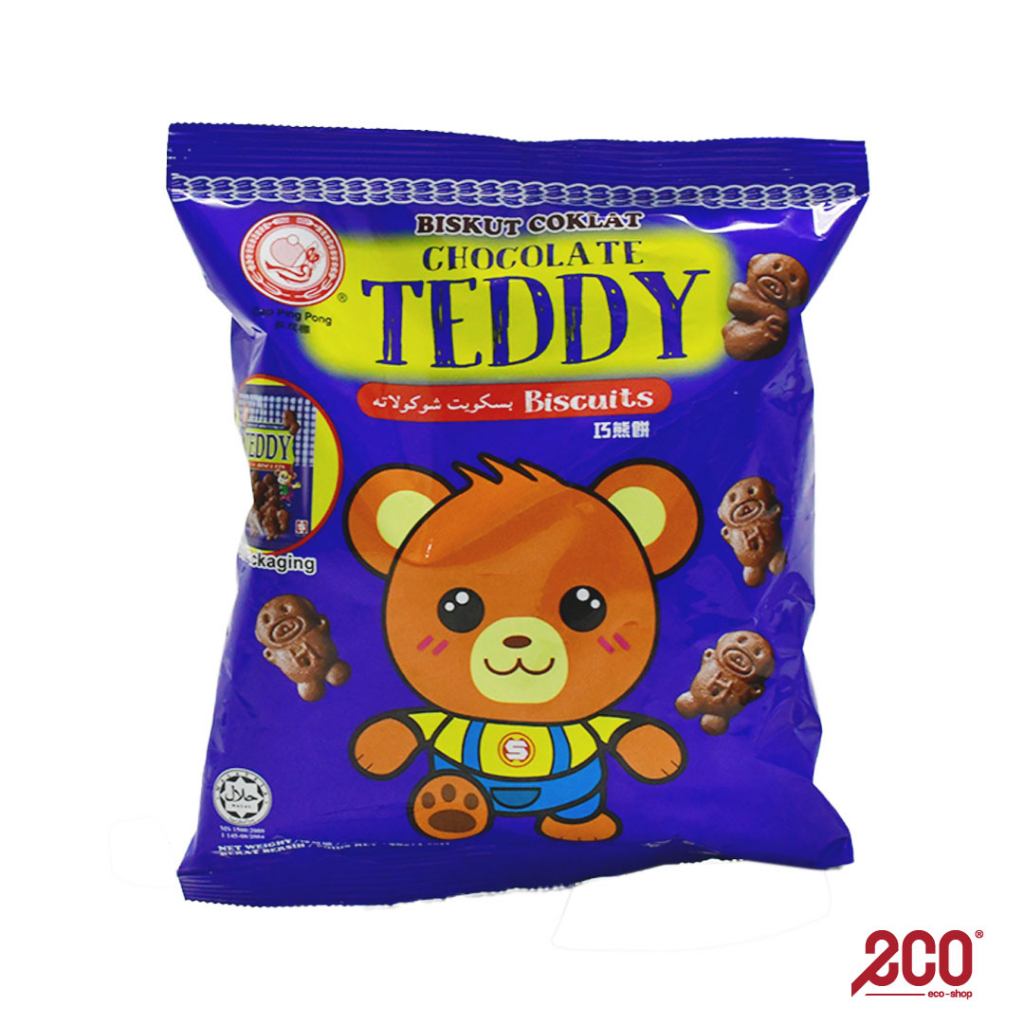 Cap Ping Pong Teddy Chocolate Biscuits 90G - AB-L006-T01-10 | Shopee ...