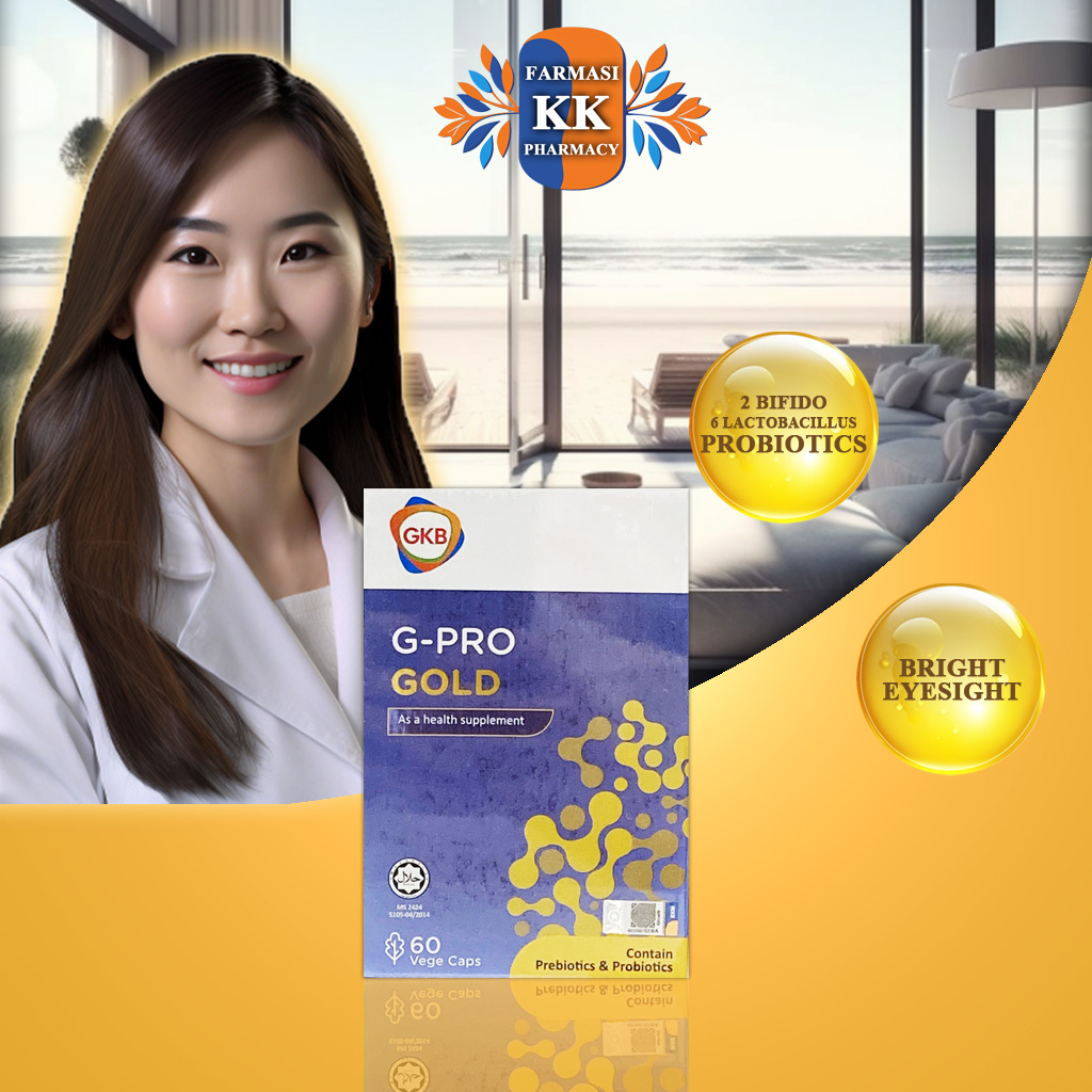 GKB G-Pro Gold - Gut Health Supplement (60S) LactoGG Symplus Lacto 5 ...