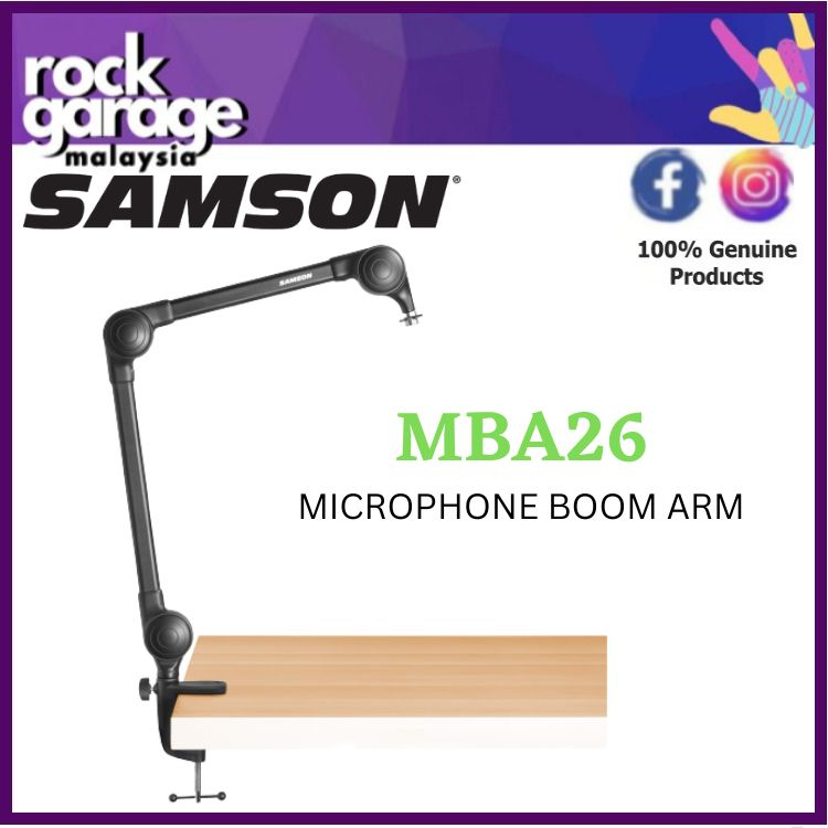 SAMSON MBA26 MICROPHONE BOOM ARM ( MBA 26 / MBA-26 ) | Shopee Malaysia