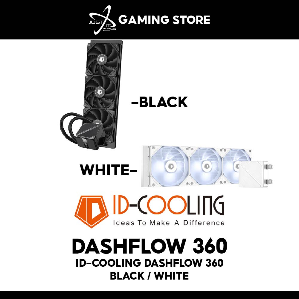 ID-COOLING DASHFLOW 360 BASIC 360MM AIO COOLER ( BLACK / WHITE ) | Shopee Malaysia