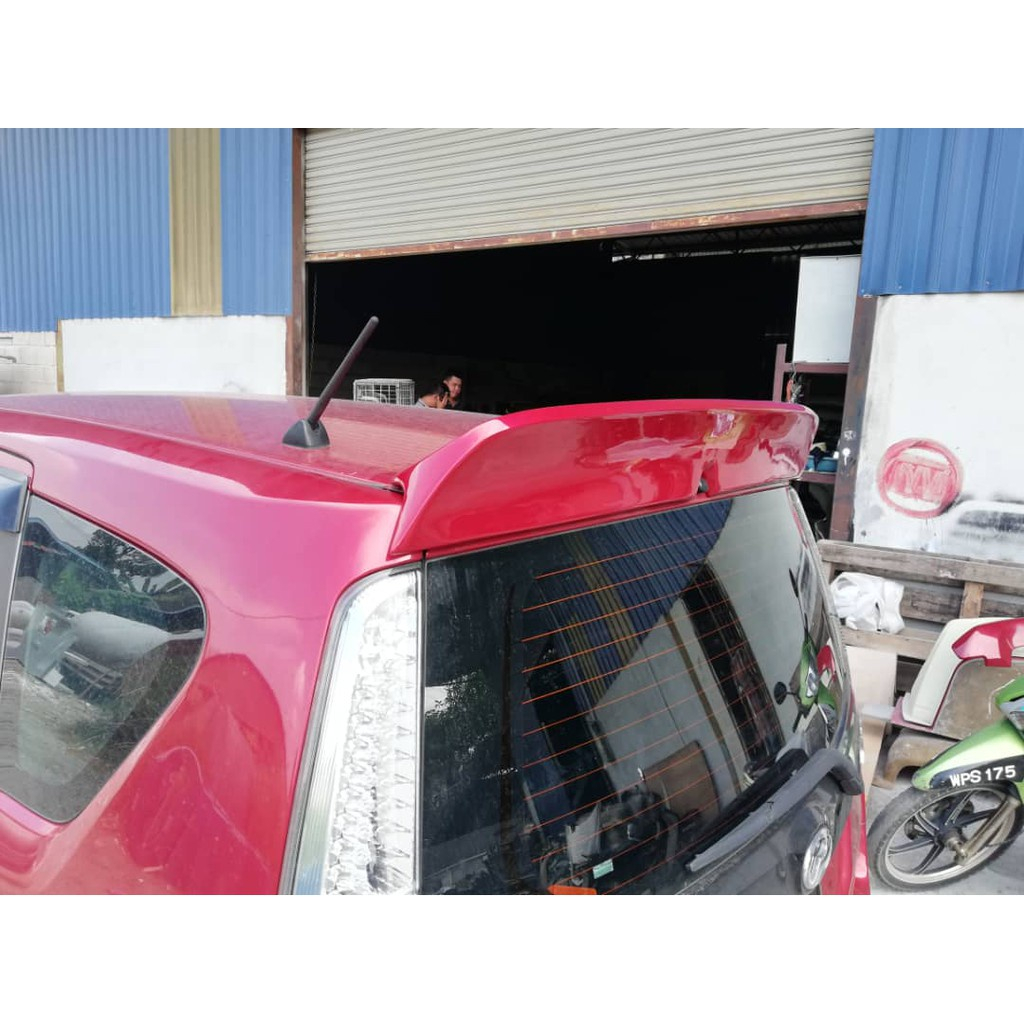 Perodua Alza 1st Generation Passo Style Rear Spoiler Ducktail Body Kit ...