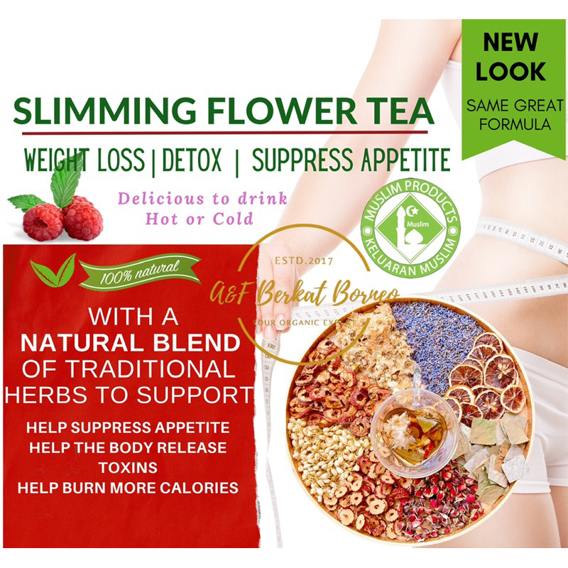 TEH KURUS KURANG SELERA MAKAN//BAKAR KALORI/DETOX TOXIN/SLIMMING TEA ...