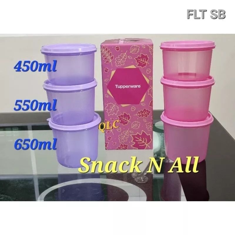 Tupperware Snack N All 450ml / 550ml / 650ml (1pc) | Shopee Malaysia