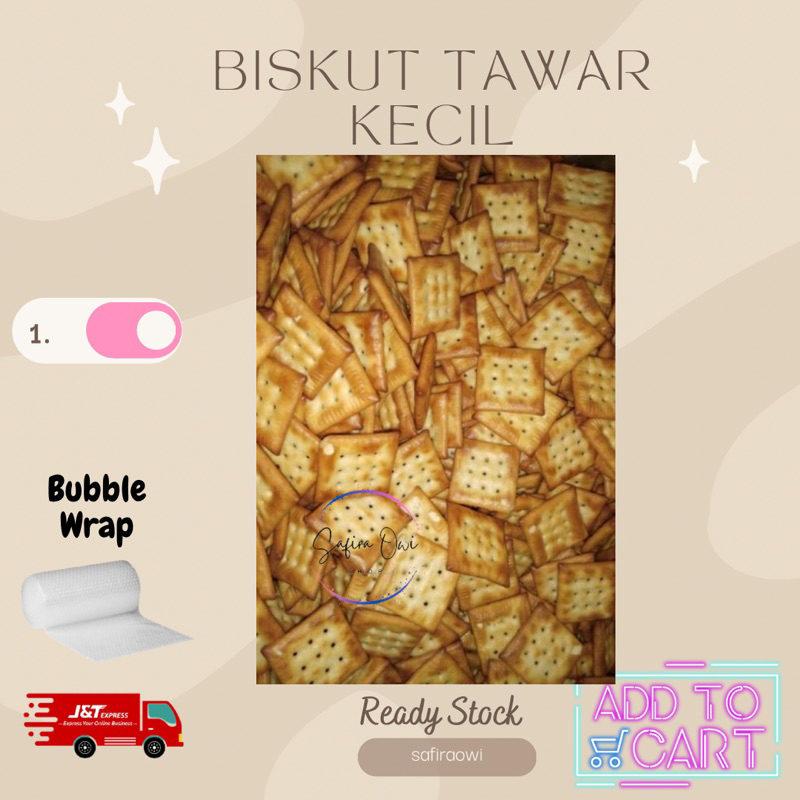 🔥READY STOCK🔥 Biskut Tawar Kecil 500gram / 1 Kg / biskut tawar kecil ...