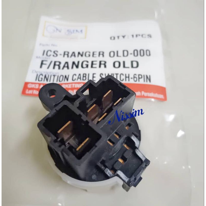 Ignition Switch Ford Ranger Old## (6pin) | Shopee Malaysia