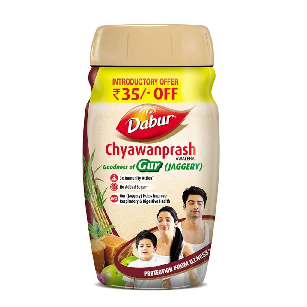 Dabur Chyawanprash with the Goodness of Gur (Jaggery)- 900gm | 3X ...
