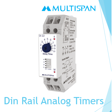 MULTISPAN multi range timer 240v and 24va dc DI - 22 | Shopee Malaysia