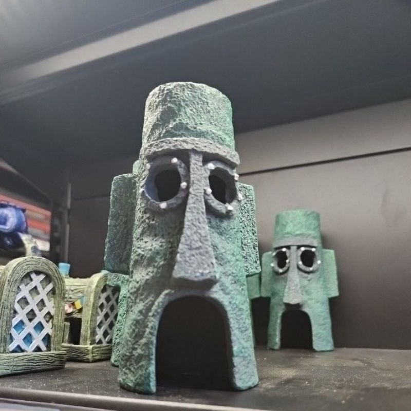 SpongeBob Aquarium Fish Tank Decor - Patrick, Squidward, Krabs, Sandy ...