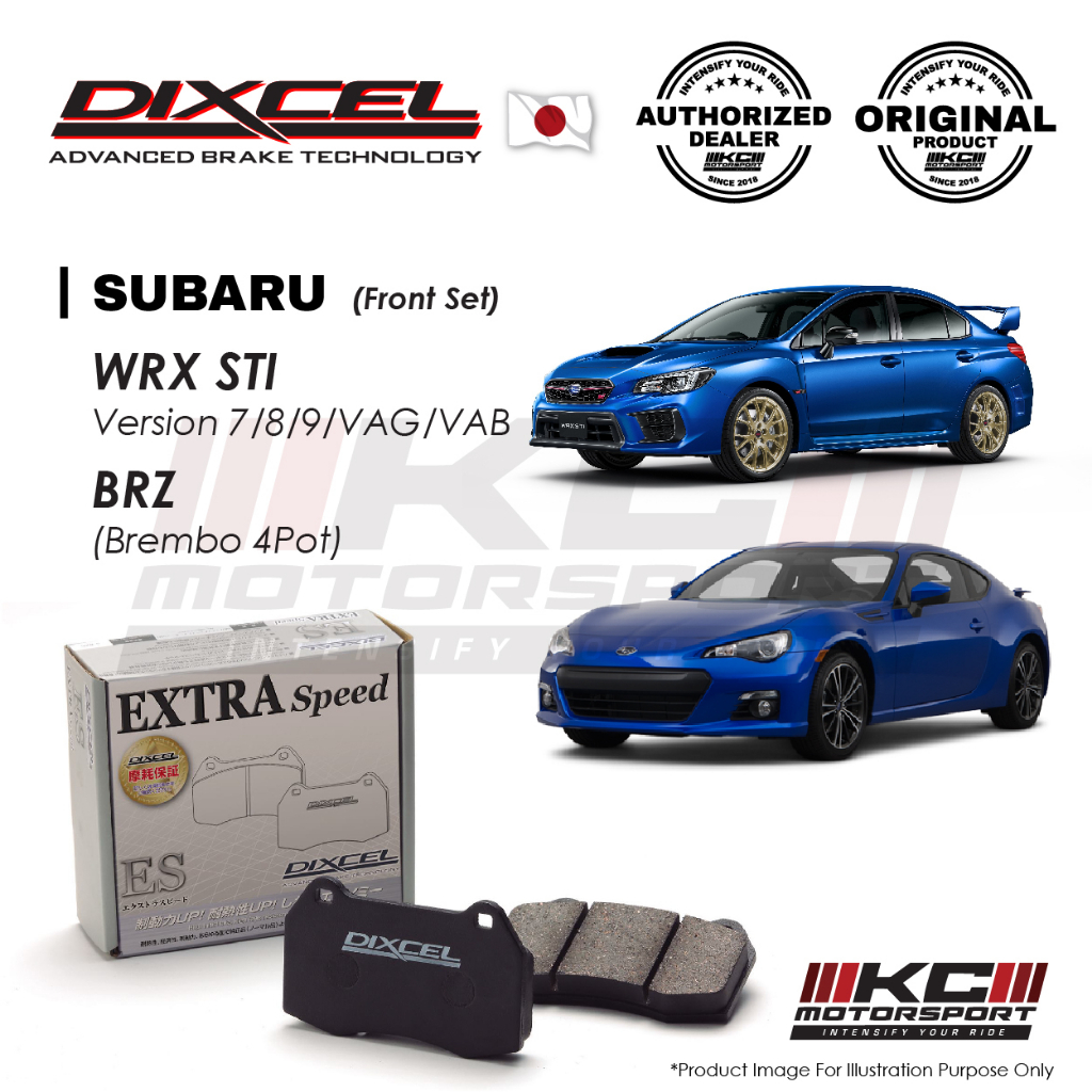 Subaru WRX STI Version 789 / VAG / VAB / Subaru BRZ (Brembo 4Pot) - Dixcel Extra Speed / ES ...