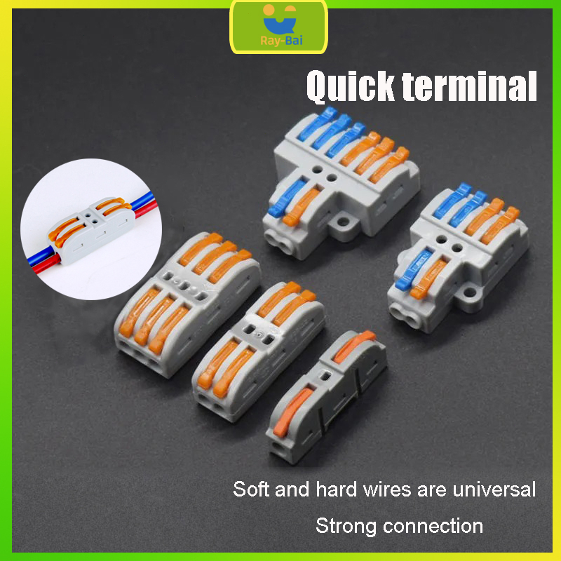 Fast Connector Wire Electric Cable Connectors Reusable Terminal Block