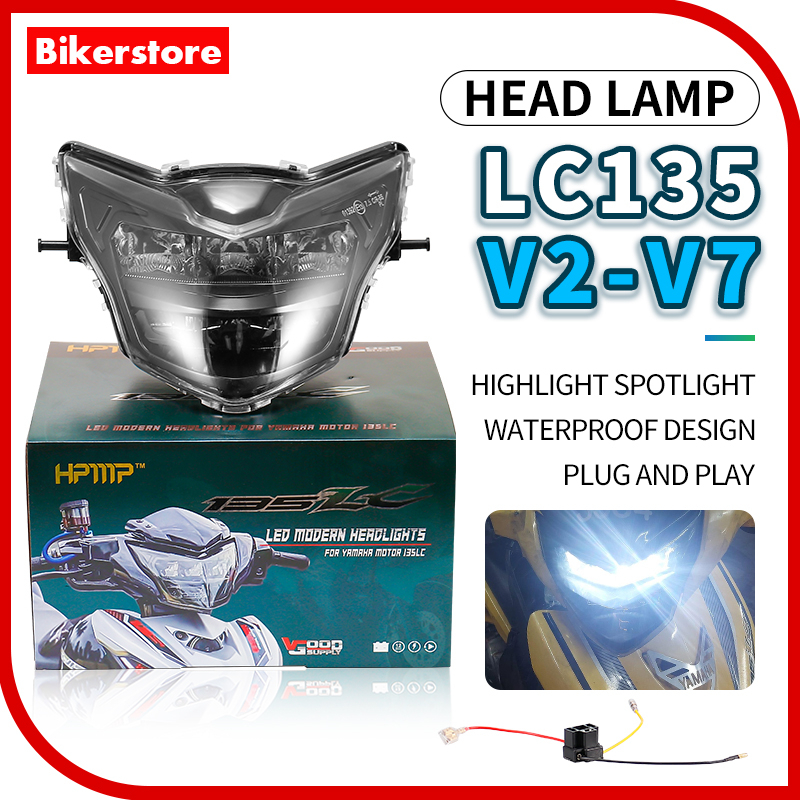 HPMP NEW HEAD LAMP LC135 V2 V3 V4 V5 V6 V7 LC 135 LAMPU DEPAN 135LC HEADLAMP HEAD LIGHT SMOKE ...