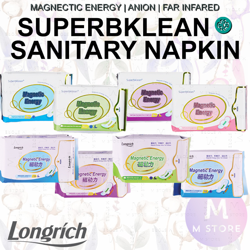RDYSTK AUTHENTIC LONGRICH Superbklean Magnetic Energy Anion Sanitary ...