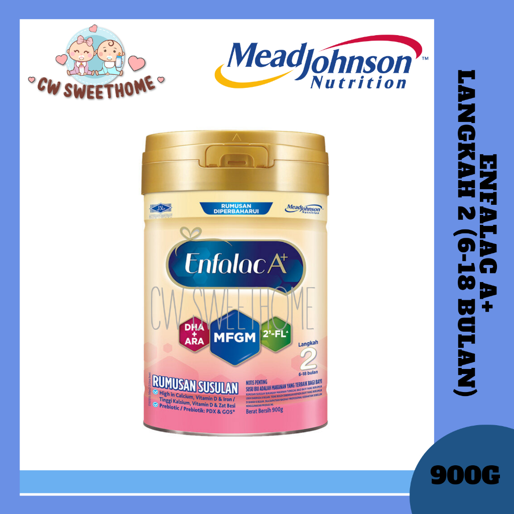 ENFALAC A+ LANGKAH 2 6-18 BULAN (EXP:06/10/2024) 900g | Shopee Malaysia