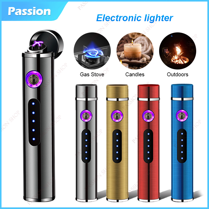 Mini Windproof Lighter Electronic Lighter Pemetik Api Plasma Pulse ...