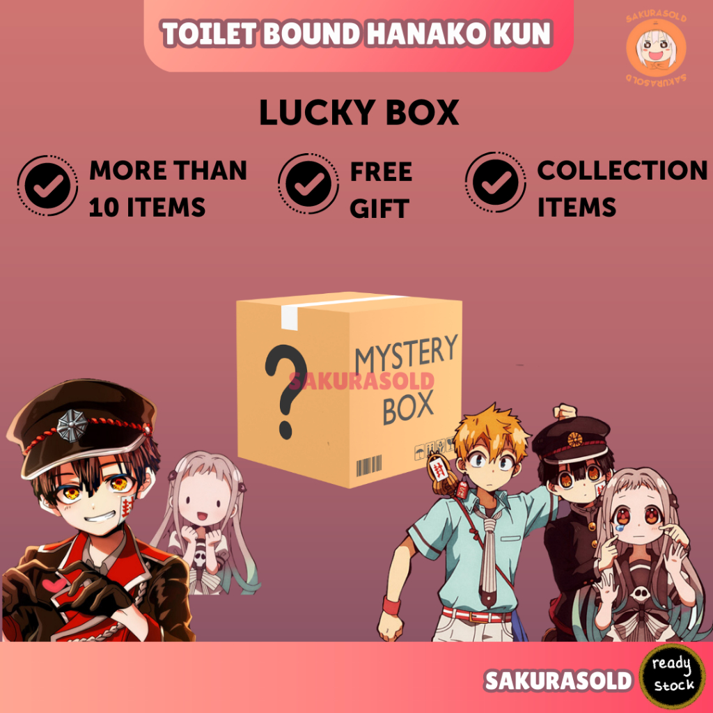 Toilet Bound Hanako Kun Gift Box Anime Surprise Gift Jibaku Shonen ...