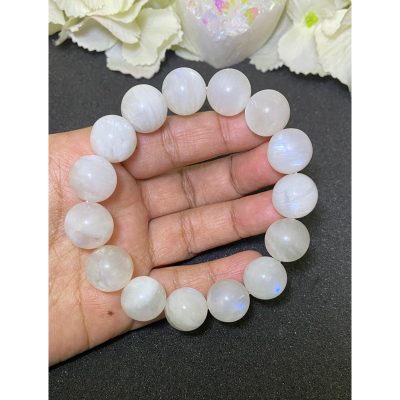 Moonstone 🌙 (+-14mm) | Shopee Malaysia
