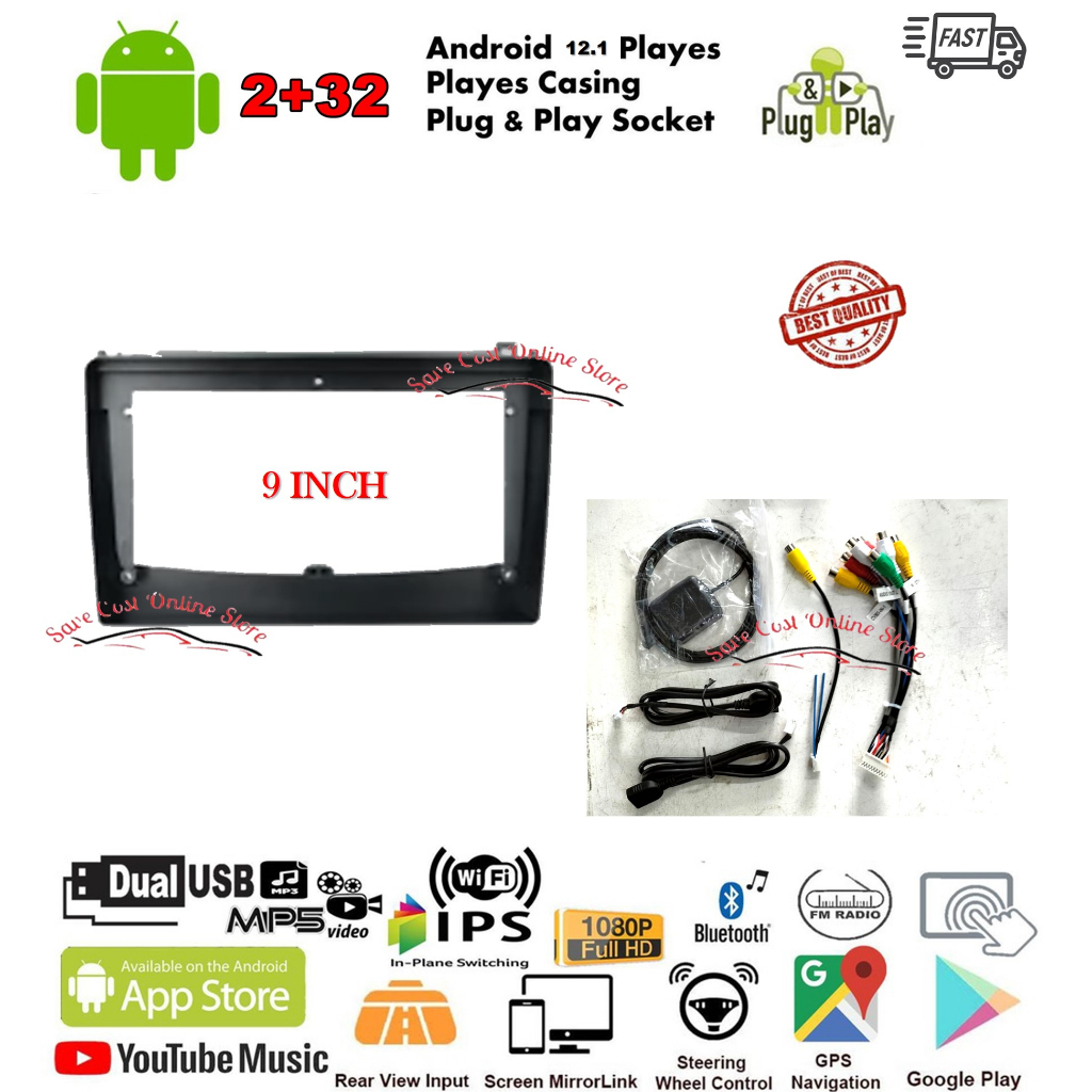 Proton Gen2 / Persona 9" Inch IPS Screen Android Player with OEM casing ...