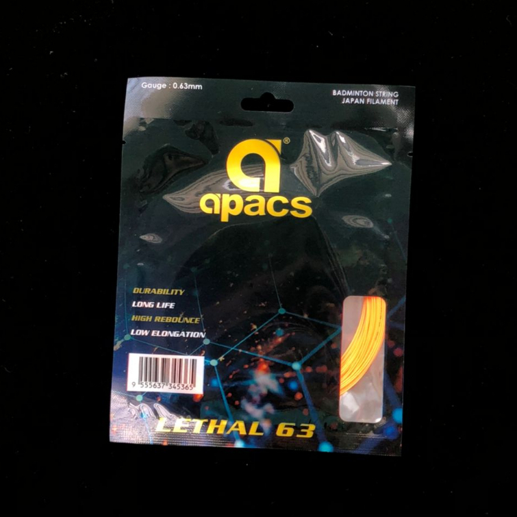 Apacs Lethal 63 Badminton String / Tali Badminton Apacs Lethal 63 ...