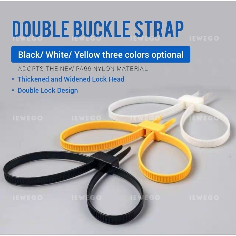 MultiPurpose Cable Tie Double Tie ( Handcuffs ) 12mm x 700mm | Shopee ...