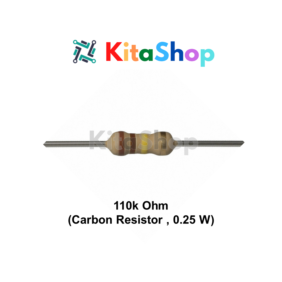 110k Ohm (Carbon Resistor, 0.25W) | Shopee Malaysia