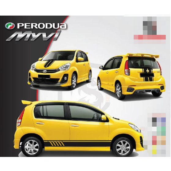 Perodua Myvi Body Sticker | Shopee Malaysia