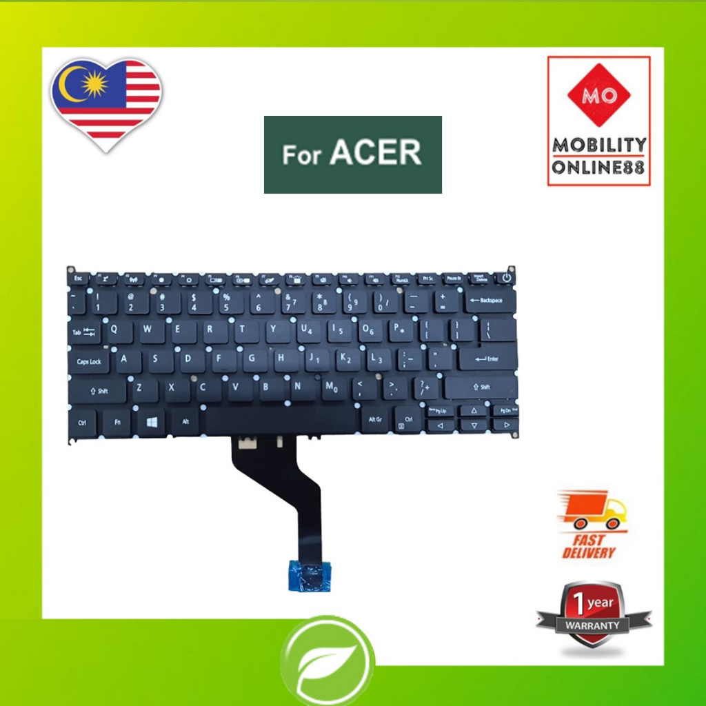 Acer SF514-54GT Backlight Laptop Keyboard | Shopee Malaysia