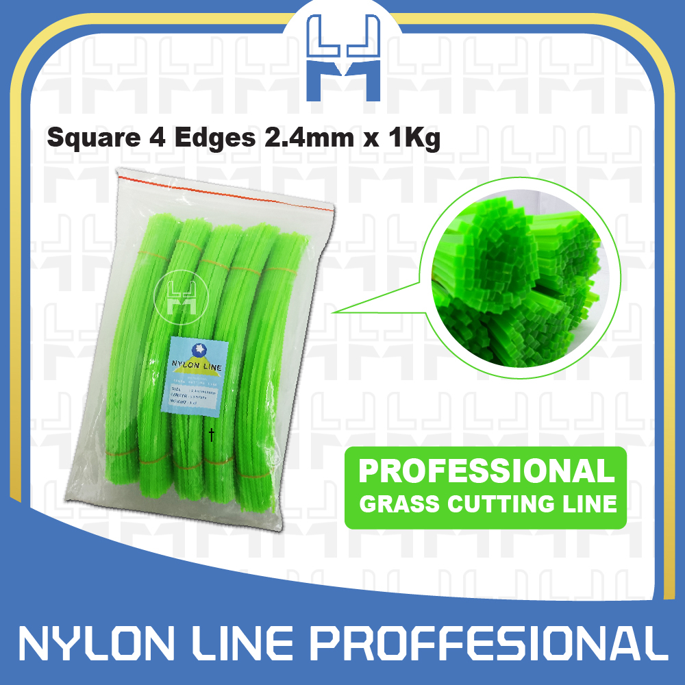 Grass Cutter Line / Trimmer Line (5kg) - Tali Mesin Rumput | Shopee ...