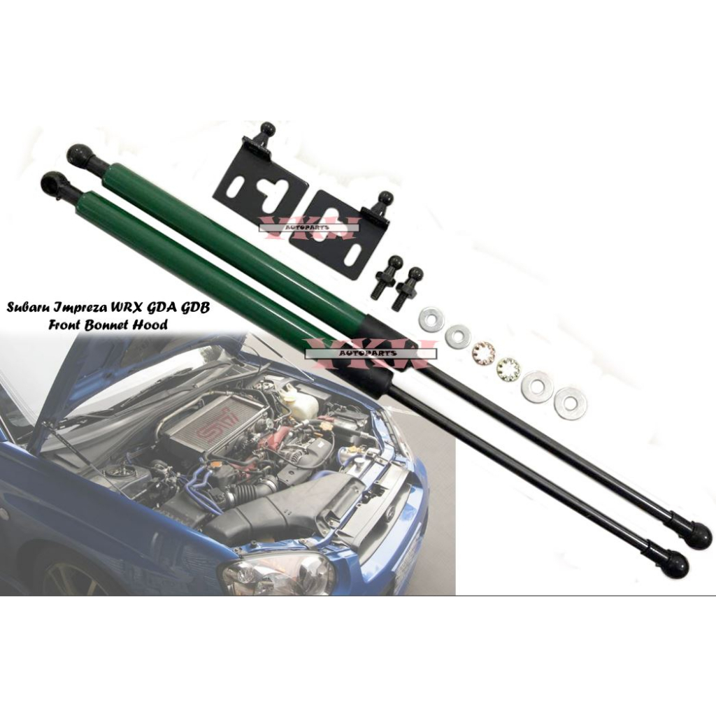 Subaru Impreza WRX GDB GDA Front Bonet Absorber Damper Hydraulic Bonnet ...