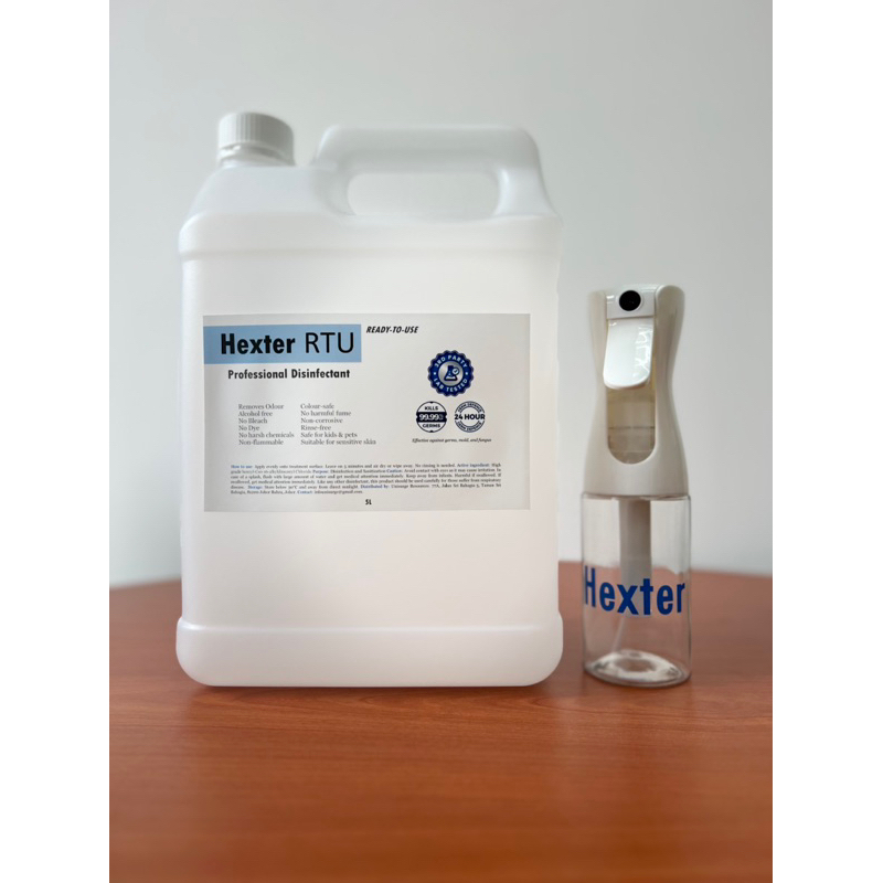HEXTER RTU 5L professional disinfectant READY TO USE | Shopee Malaysia