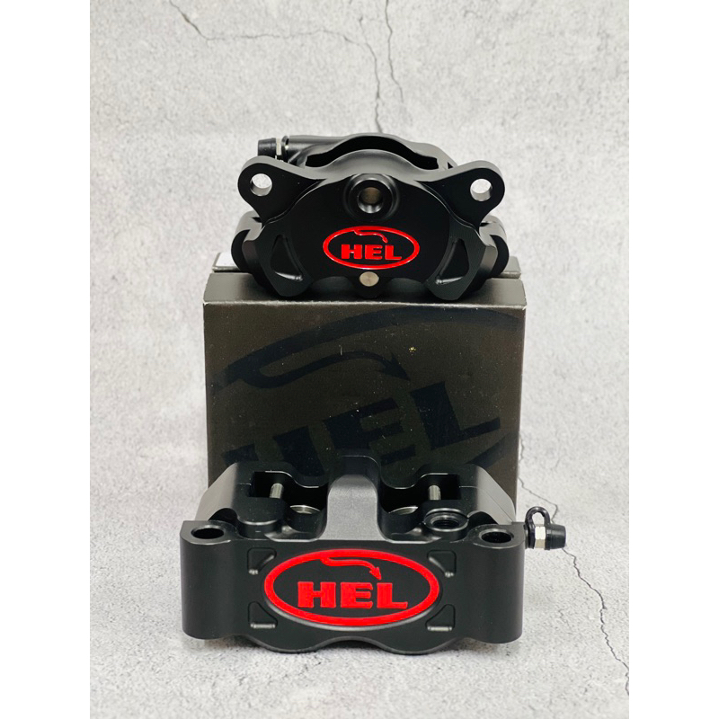 Original HEL UK Brake Caliper Black Red Logo 2Pot 4Pot 100MM Y15 Y15 ...