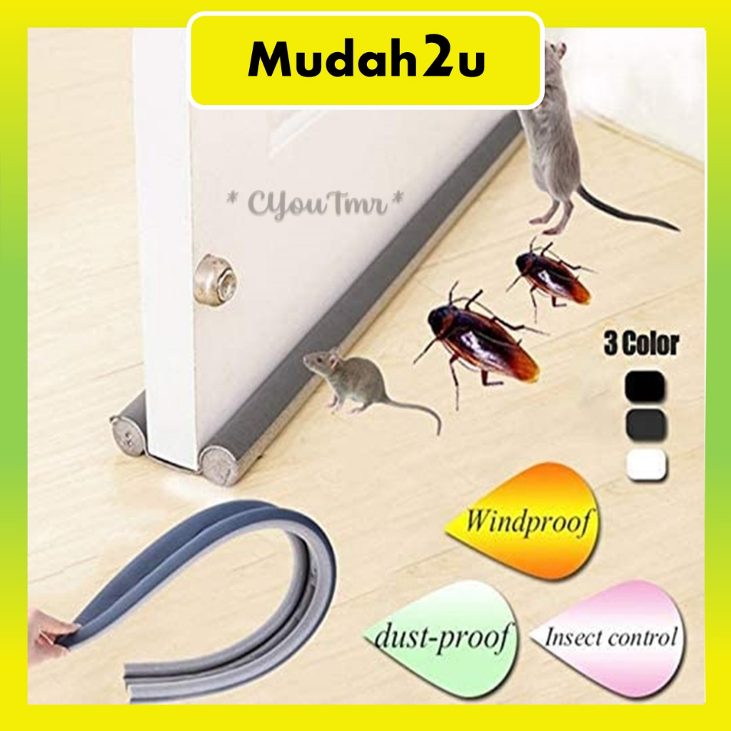 Bawah Pintu Penutup Lubang Bawah Pintu Door Gap Bottom Seal Sound Proof ...